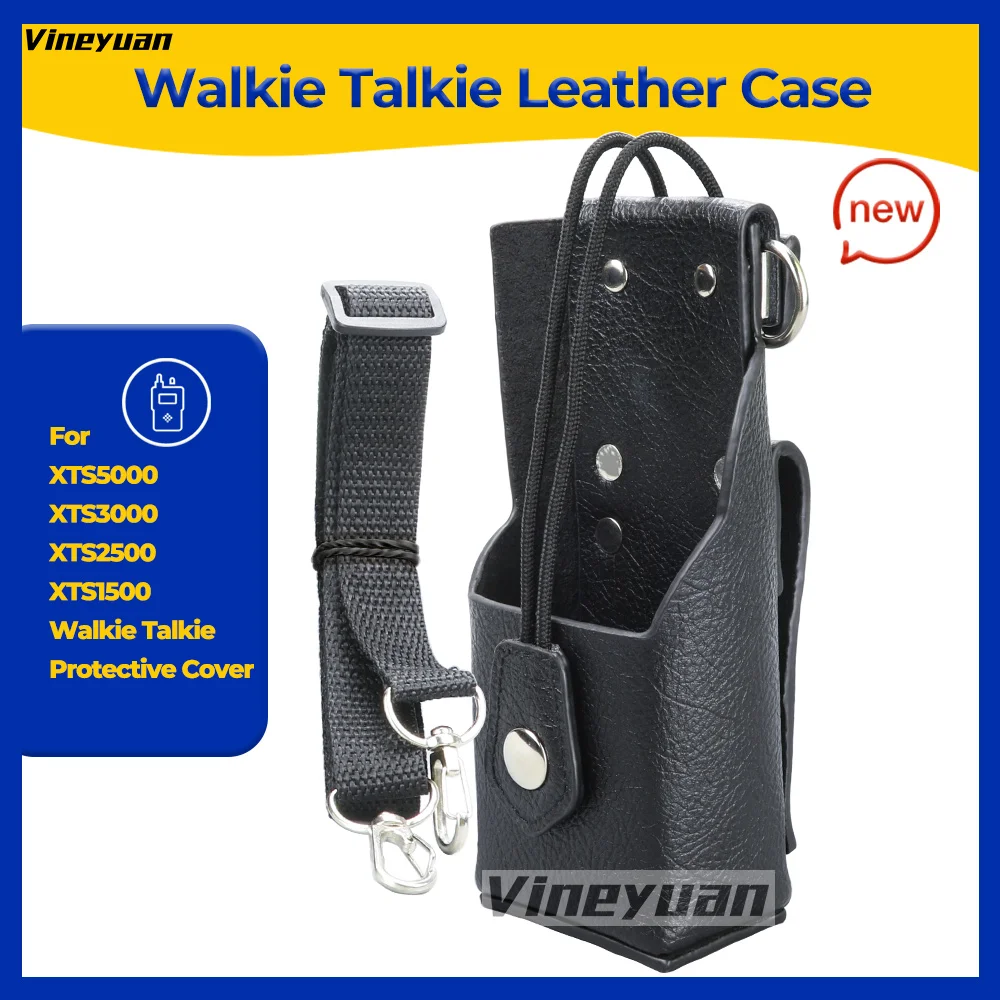 Exceptional-Quality-Radio-Leather-Protective-Sleeve-For-Motorola ...