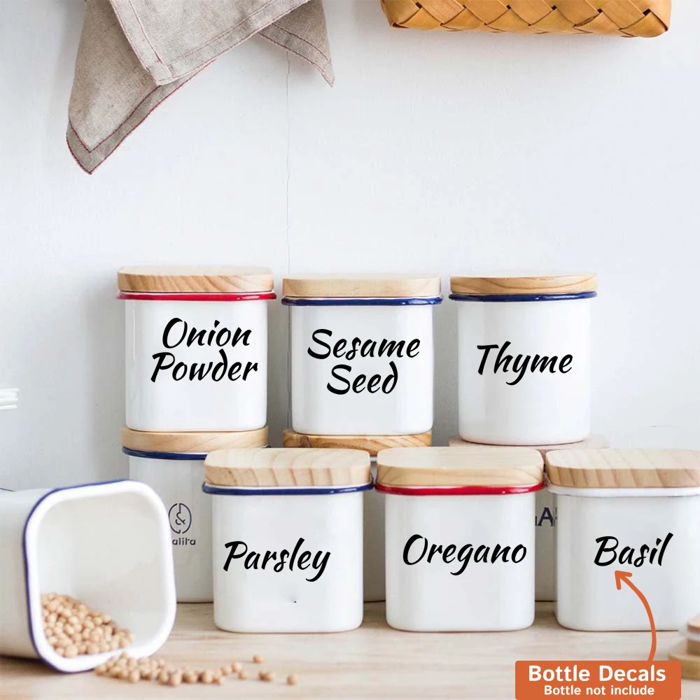7Pcs-Spice-Herb-and-Spice-Jar-Labels-Vinyl-Sticker-Decal-Kitchen ...