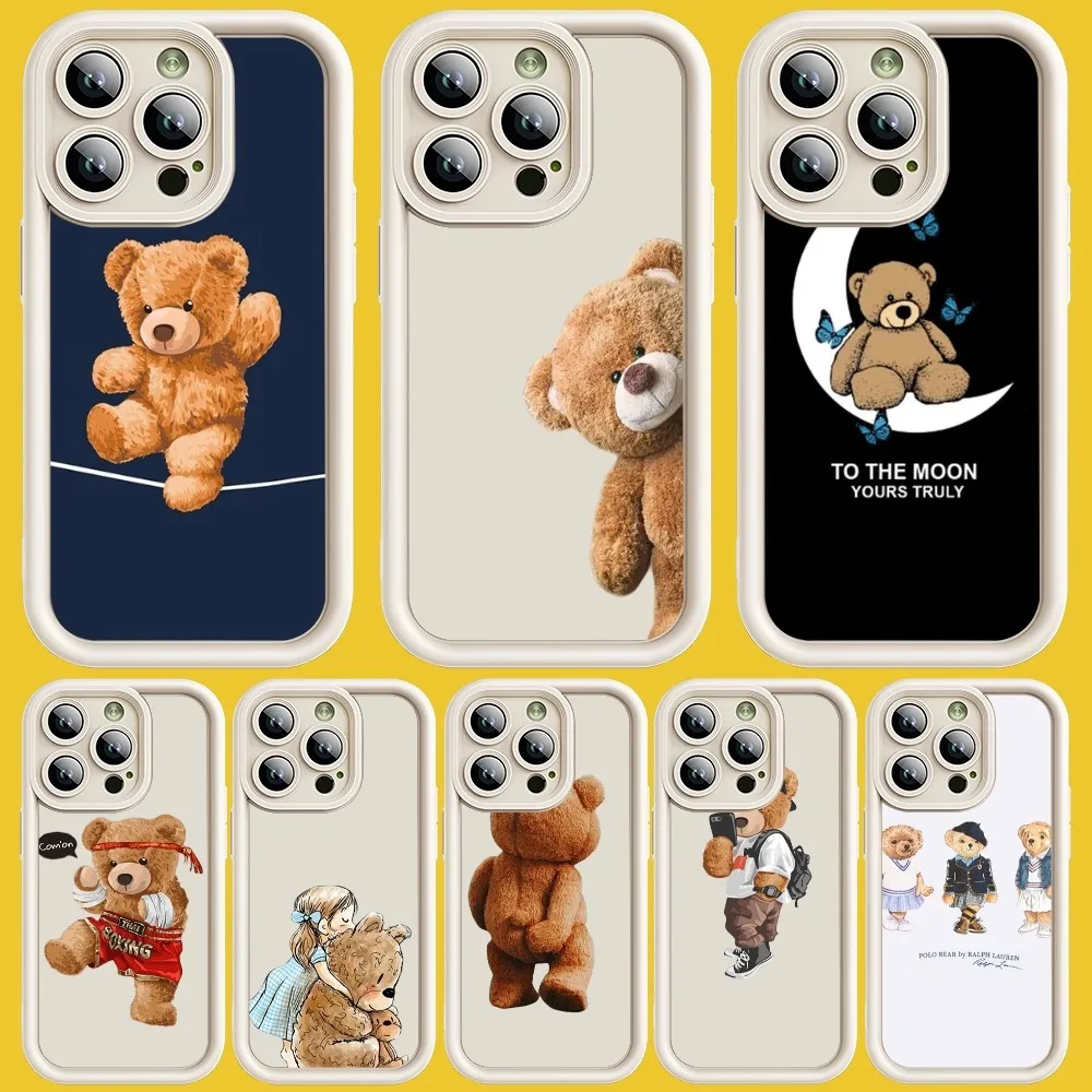 Fashion-Baron-Filou-Bear-Phone-Case-Soft-Silicone-For-iPhone-15-11-12 ...