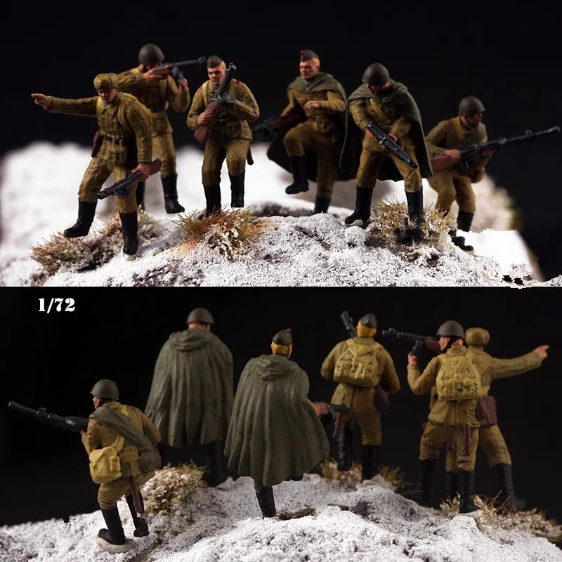 1-72-Scale-Soviet-Infantry-Combat-Assault-Team-6Pcs-Soldiers-Action ...