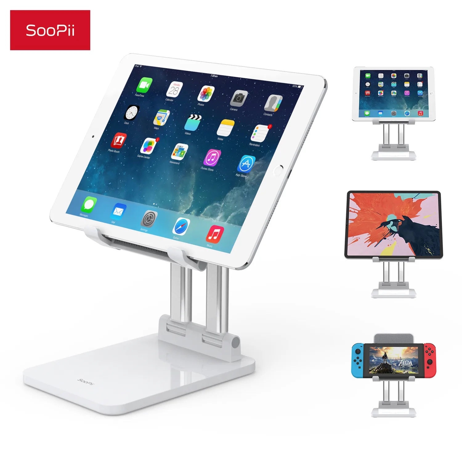 SooPii-Upgraded-Metal-Tablet-Stand-Adjustable-Portable-Tablet-Riser ...