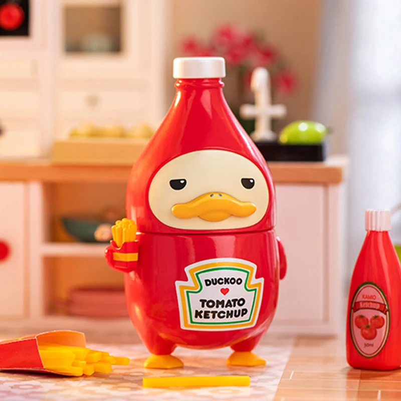 Figuras de acción de la serie de batalla de cocina DUCKOO de dibujos ...