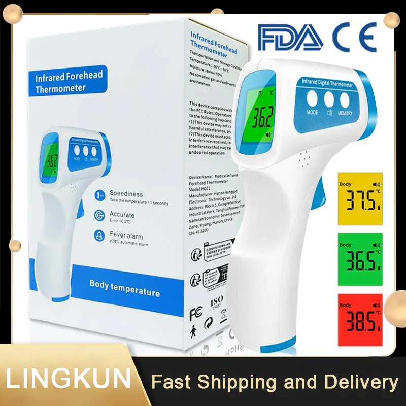 Baby-Digital-Infrared-Forehead-Thermometer-Fever-Contactless-Clinical ...