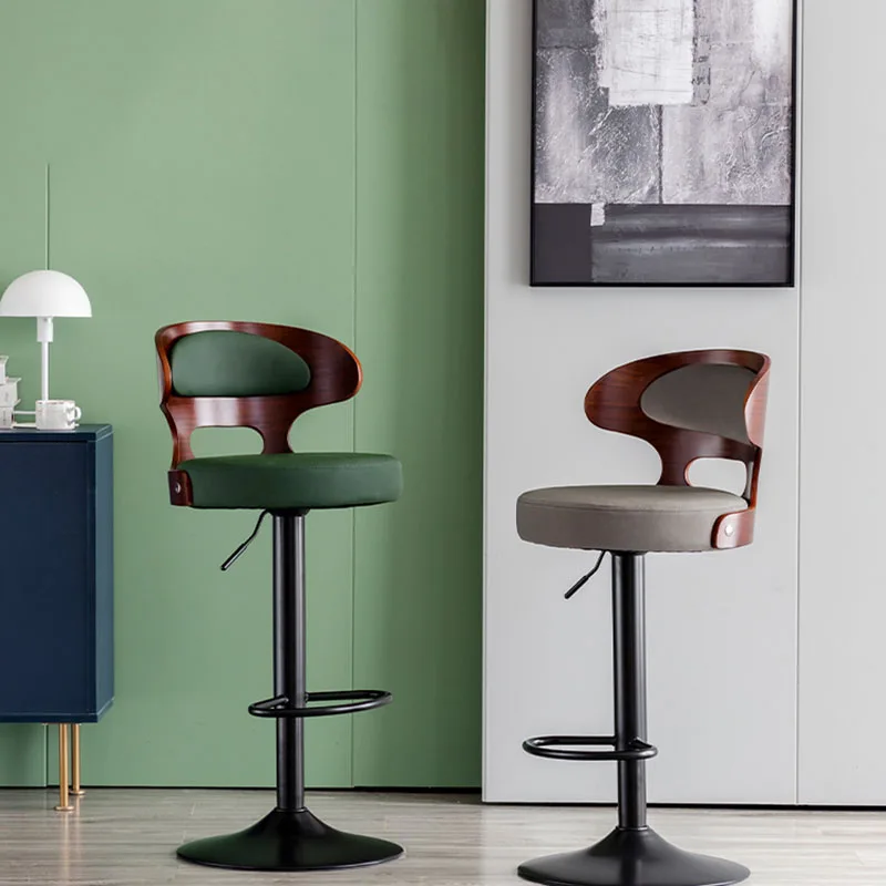 Nordic-Design-Bar-Stool-Modern-Telescopic-Rotatable-Luxury-Party-Chairs ...
