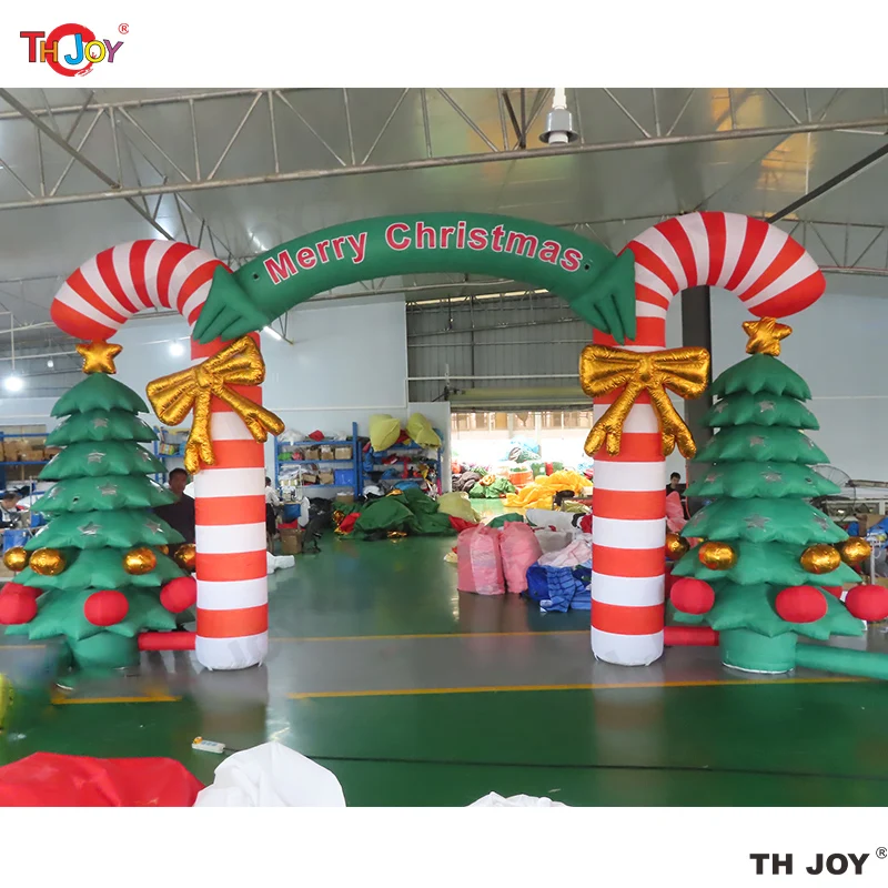 Newly-8m-inflatable-christmas-tree-arch-attractive-inflatable-christmas ...
