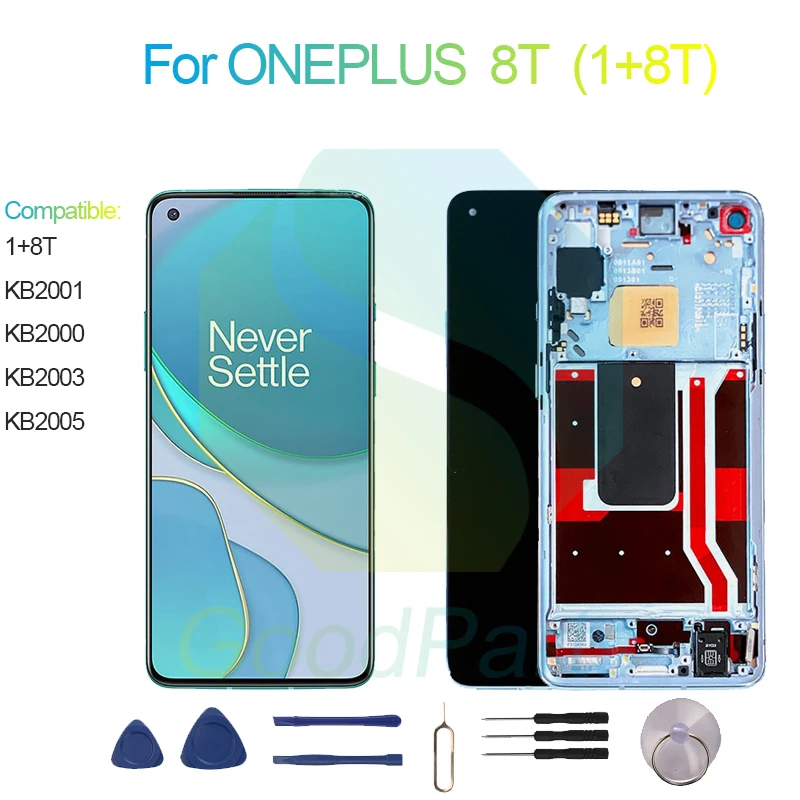 For-ONEPLUS-8T-Screen-Display-Replacement-2400-1080-KB2001-KB2000 ...