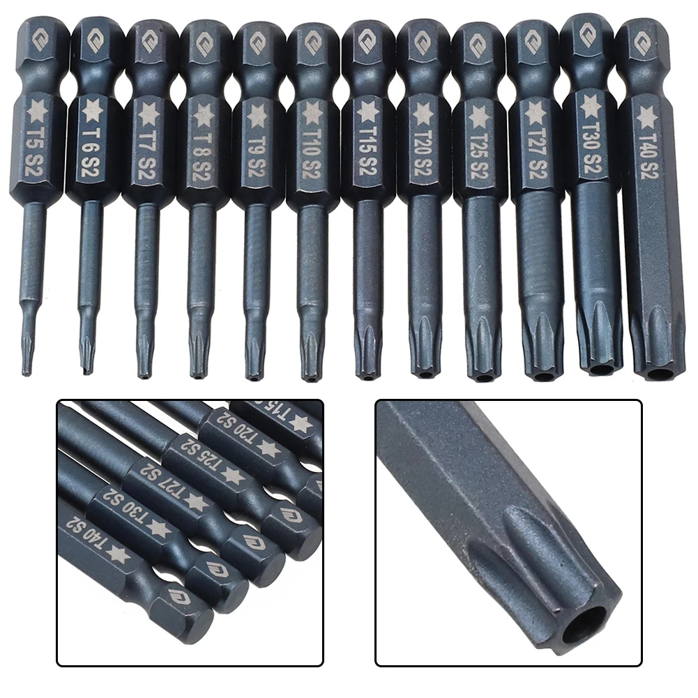 1pc-50mm-Blue-Magnetic-Torx-Screwdriver-Bits-Long-Magnetic-Electric ...
