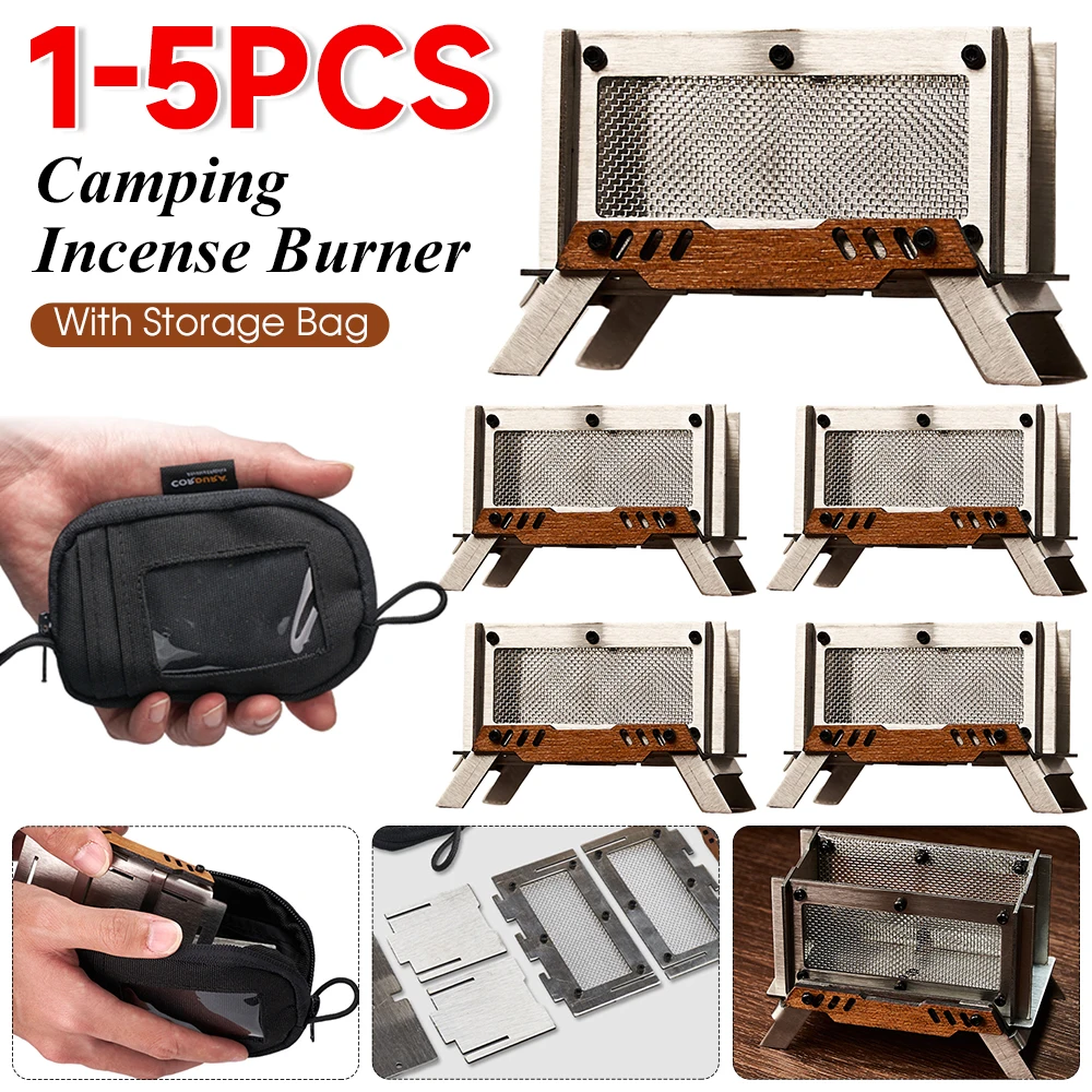 1-5-Mini-Charcoal-Stove-Stainless-Steel-Camping-Firewood-Stove-Rack ...
