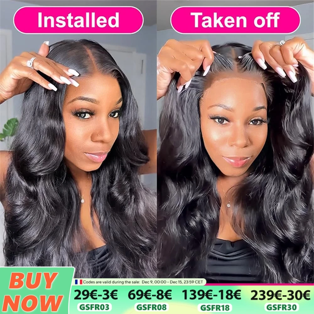 7x5-9x6-Transparent-Lace-Closure-Glueless-Wigs-Human-Hair-Brazilian-Pre ...