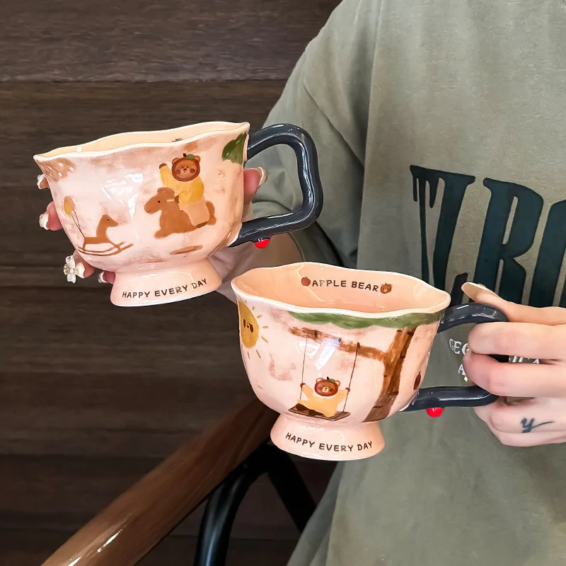 Creative Artistic Ceramic Mug Coffee Cups Funny Cup Beer Mugs Original ...