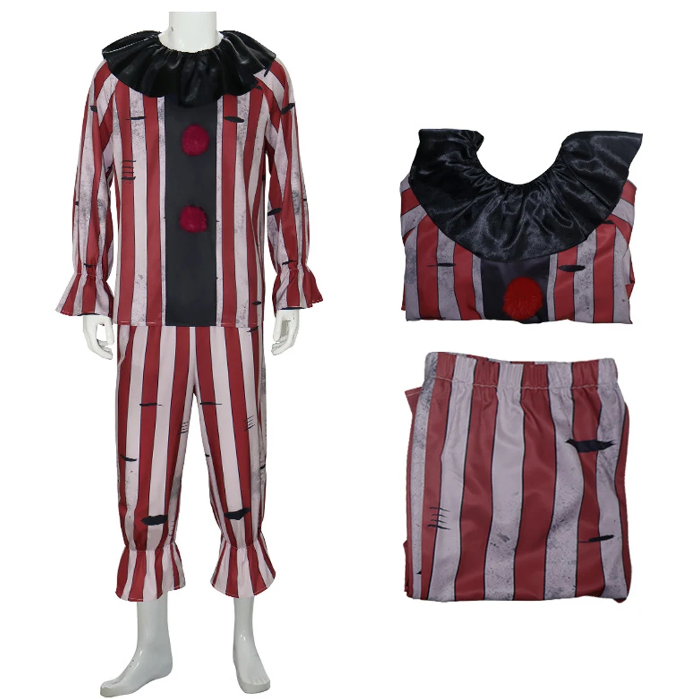 Nightmare Clown Cos Costumes Stage Costumes Halloween Horror Evil ...