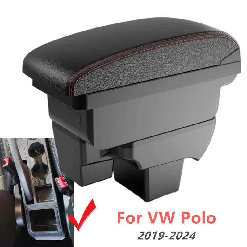 Armrest Box for Volkswagen VW Polo 2019 2020 2021 2022 2023 2024 Dual ...