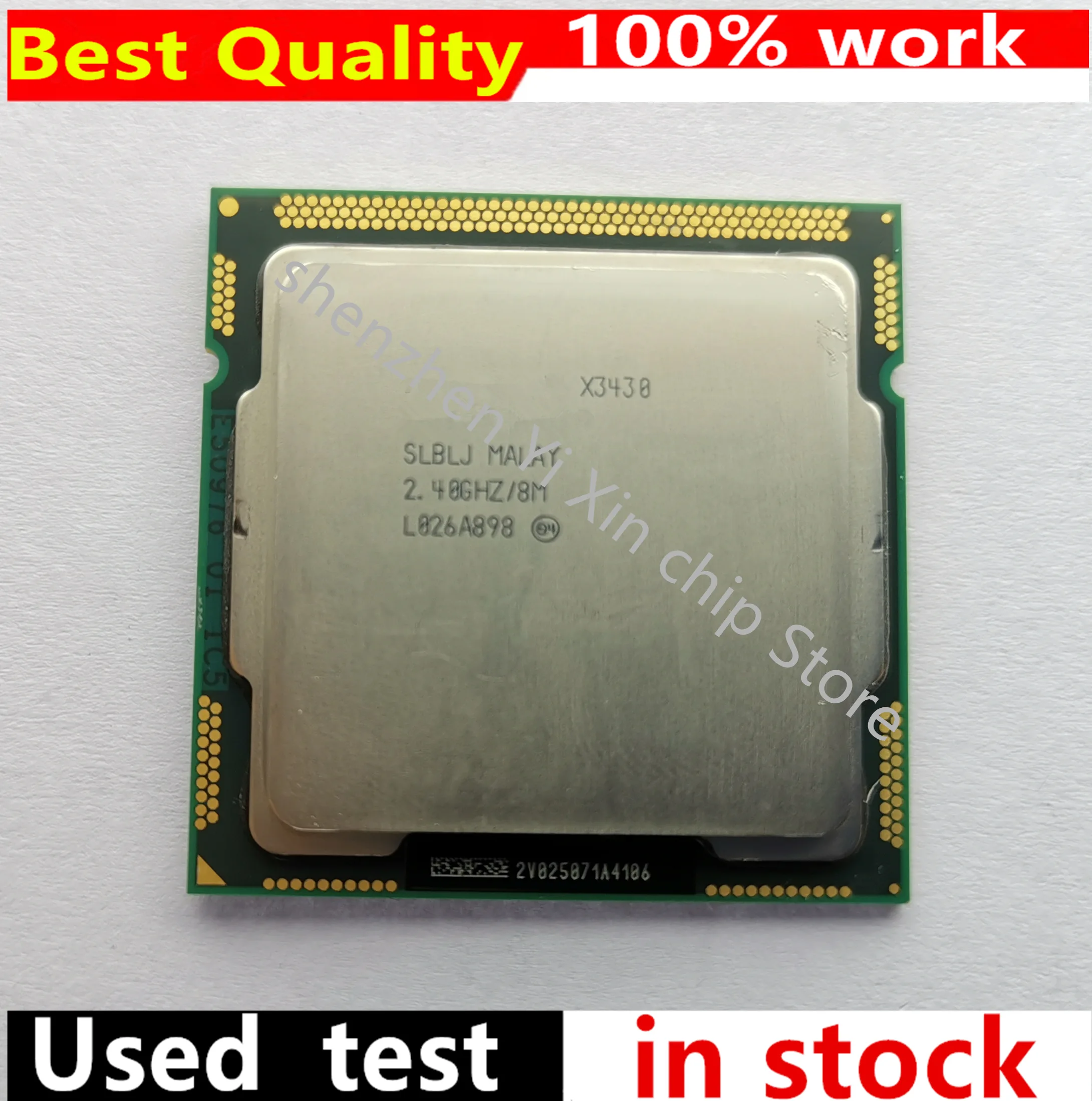 Used-For-Intel-Xeon-X3430-2-4-GHz-Quad-Core-Quad-Thread-95W-CPU ...
