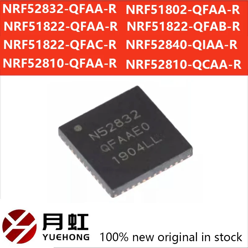 Transceptor-RF-sem-fio-NRF52832-QFAA-R-NRF51802-NRF51822-NRF51822-QFAB ...