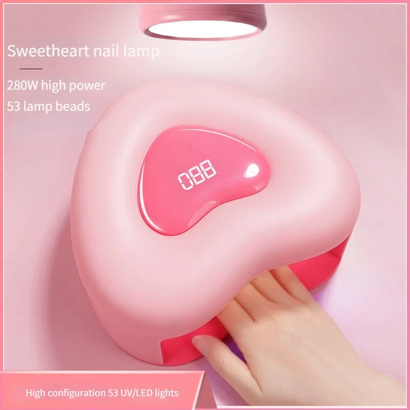 280W-Heart-Led-Cabin-For-Nails-Uv-Nail-Drying-Light-For-Gel-Nail ...