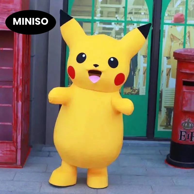 New-MINISO-Pikachu-Mascot-Costume-Yellow-Pikachu-Mascot-Costume ...