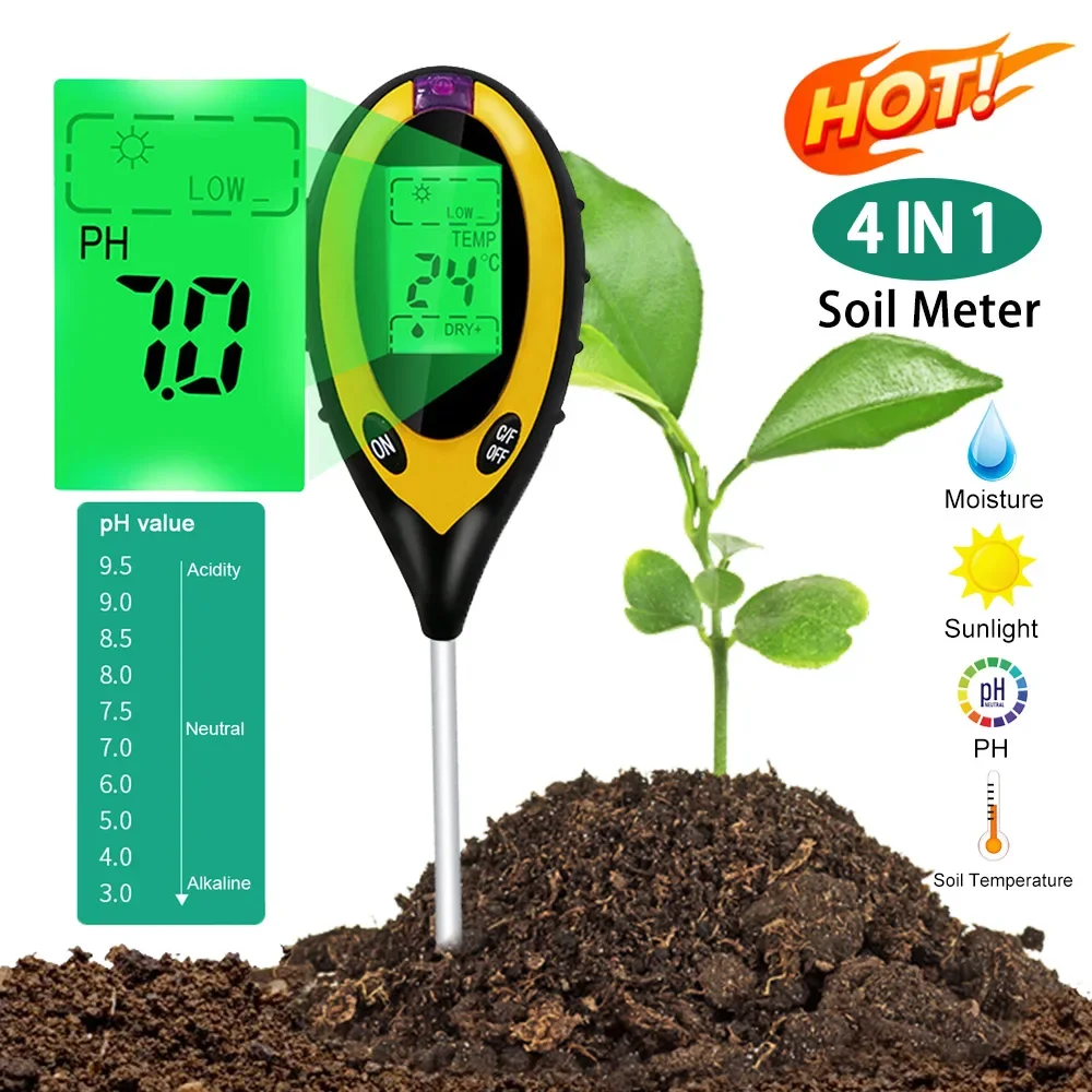 Medidor-profesional-de-PH-del-suelo-herramienta-de-jardiner-a-para-el ...