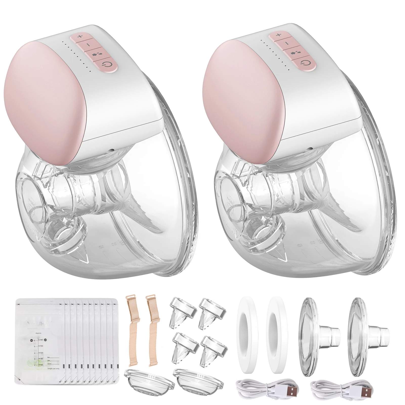 Portable-Electric-Breast-Pumps-Hands-Free-Wearable-Breast-Pump-Silent ...