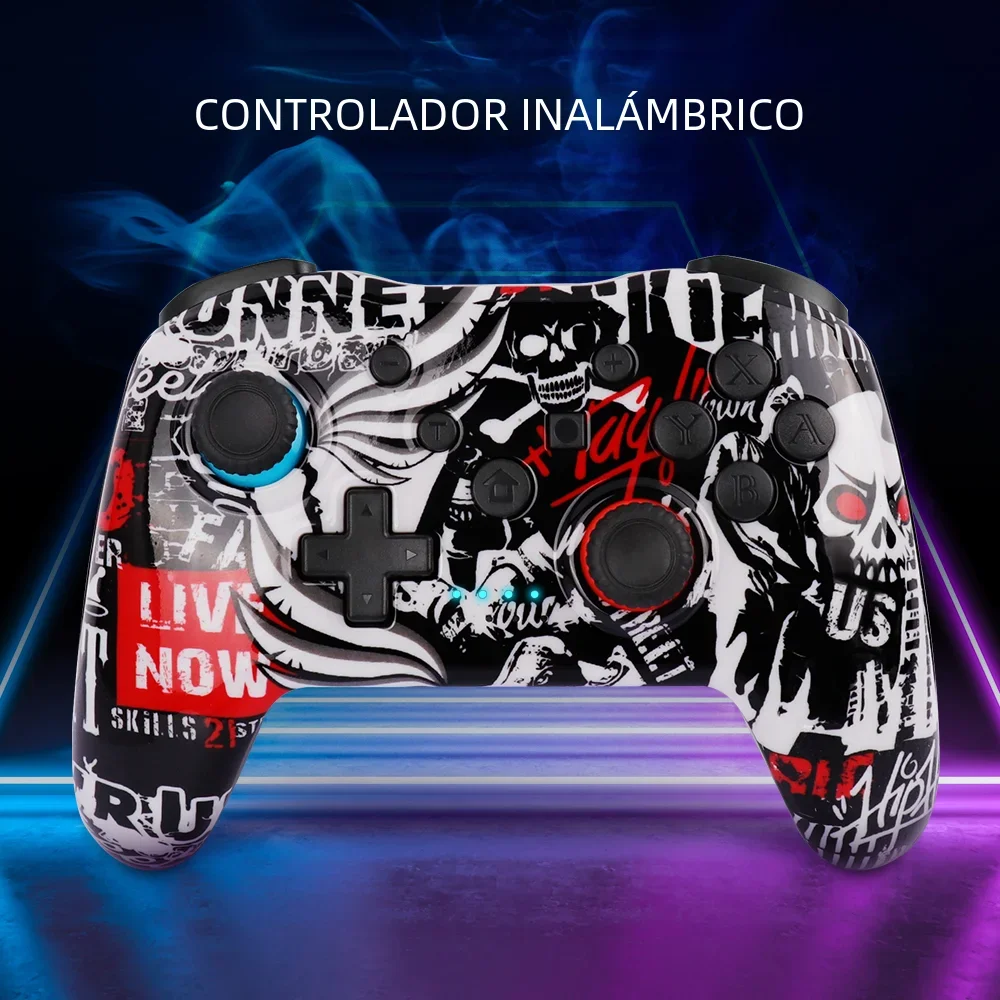 GAMINJR-controlador-inal-mbrico-BT-para-Nintendo-Switch-Pro-PC-PS3-TV ...