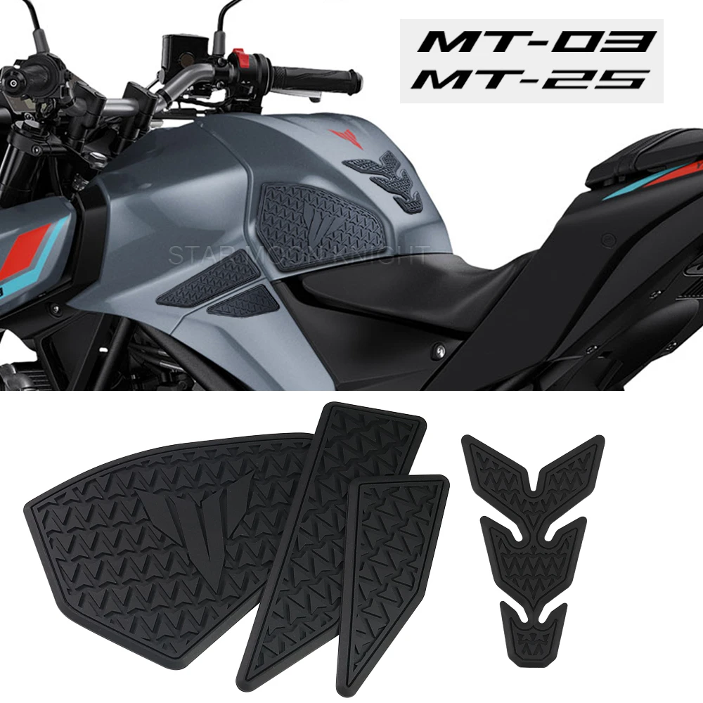 Motorcycle Sticker For Yamaha Mt-03 Mt-25 Mt03 Mt25 2020 2021 2022 Mt 03 Non-slip Side Tank Pad ...