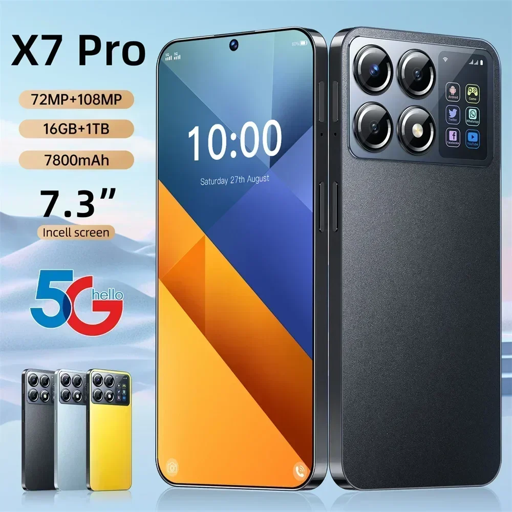 Original-x7pro-smartphone-7-3-polegada-vers-o-global-telefone-m-vel-16g ...