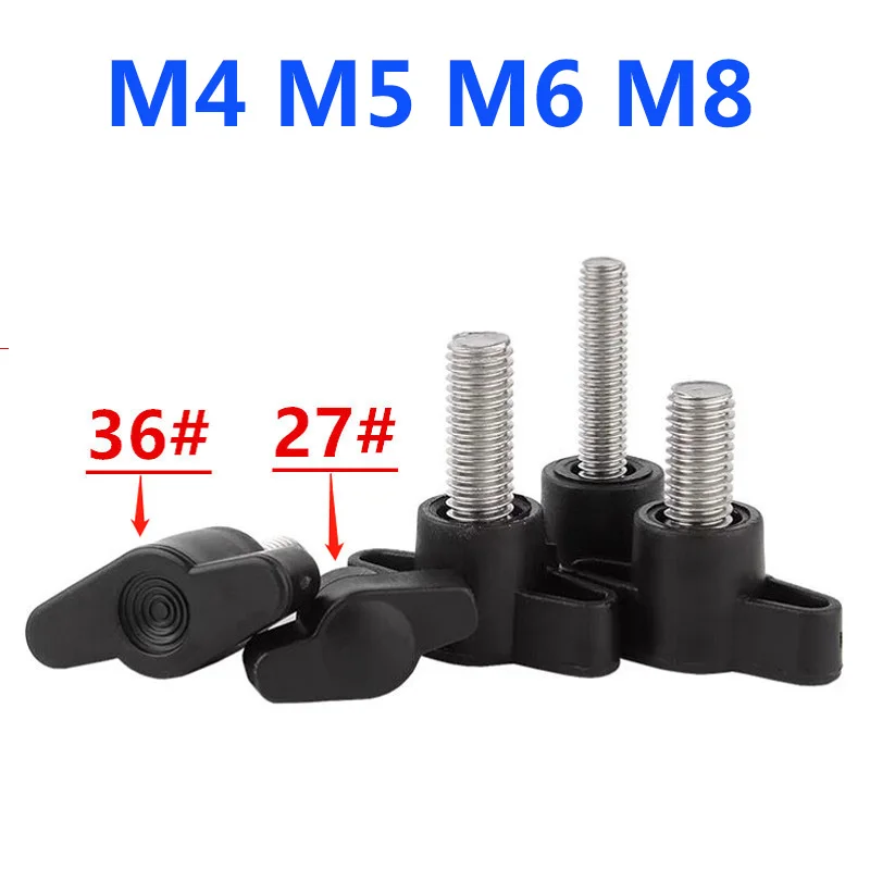 2-4pcs-304-Stainless-Steel-Hand-Tighten-Handle-Bolts-Z-handle-Bakelite ...