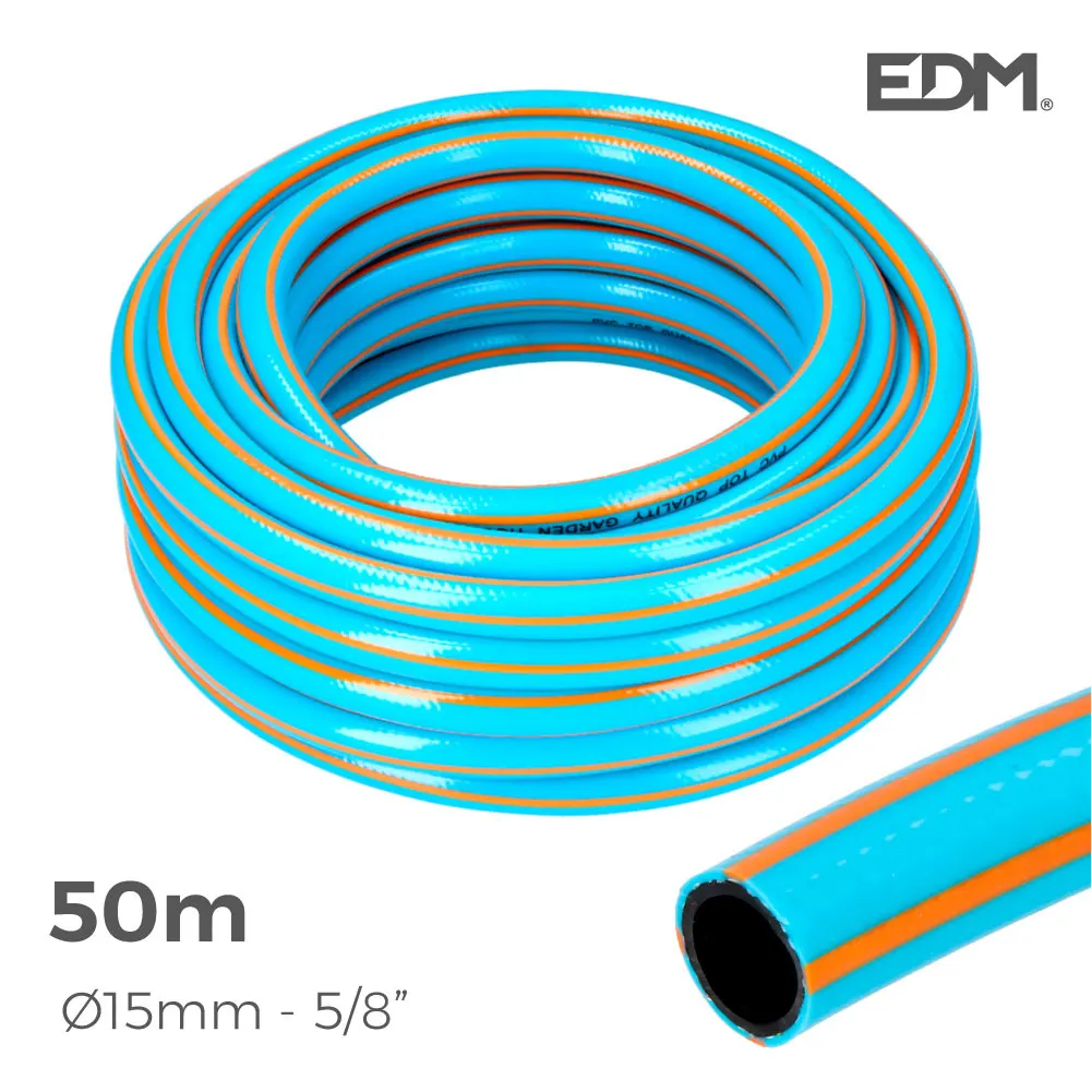 Hose Garden Prof. Internal Ø 15mm External Ø 20mm (5/8 ") -roll 50mts ...