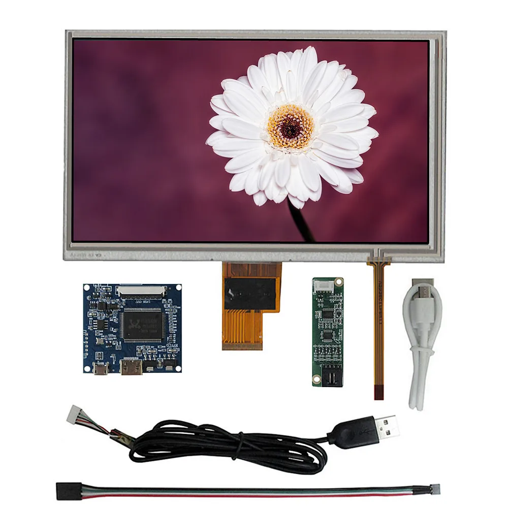 8-Inch-1024-600-LCD-Display-Screen-Digitizer-Touchscreen-Driver-Control ...