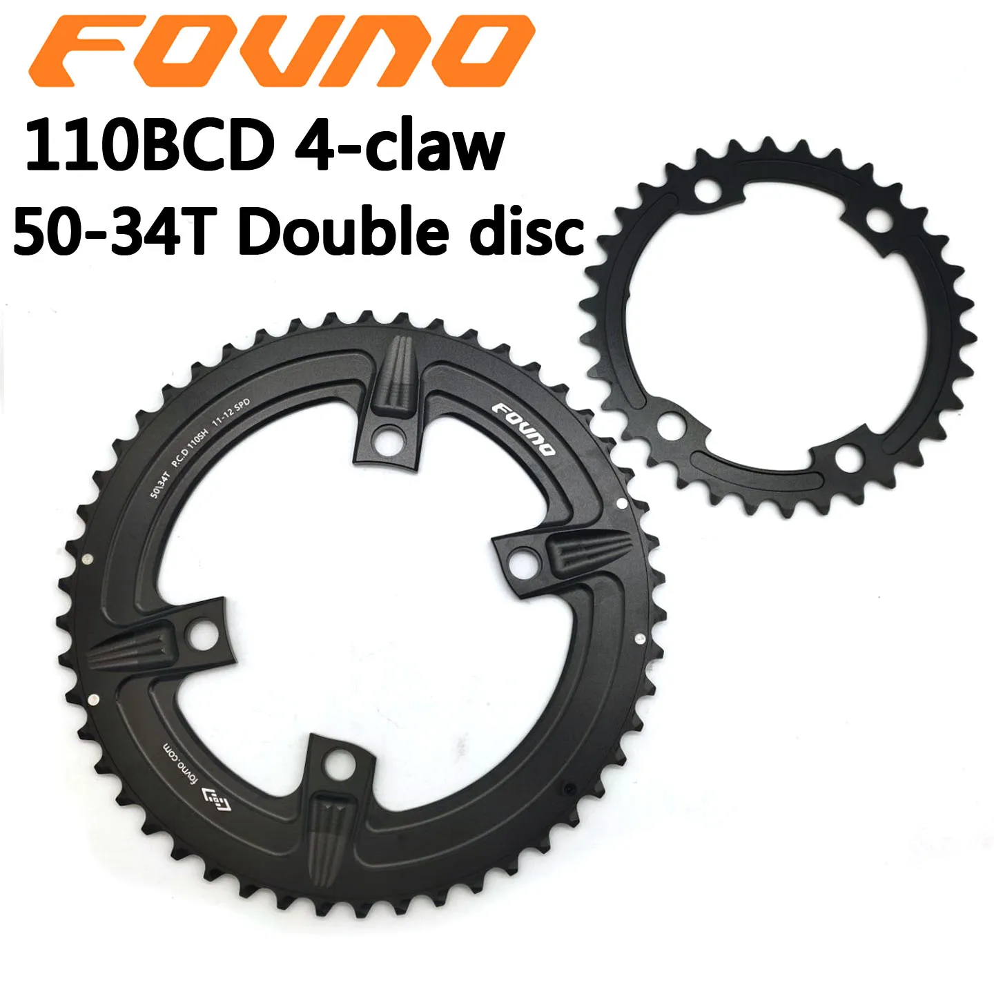 FOVNO-plato-de-doble-disco-para-bicicleta-de-carretera-accesorio-de ...