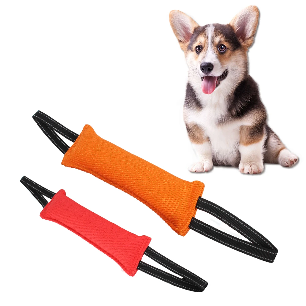 Durable-Dog-Bite-Stick-Linen-Rope-Chew-Toy-with-2Rope-Handles-Teeth ...