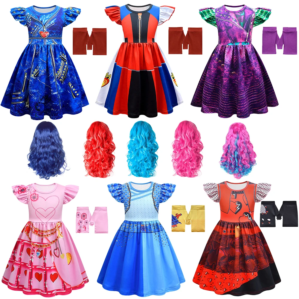 Halloween-Movies-Descendants-4-Princess-Red-Chloe-Bridget-Cosplay ...