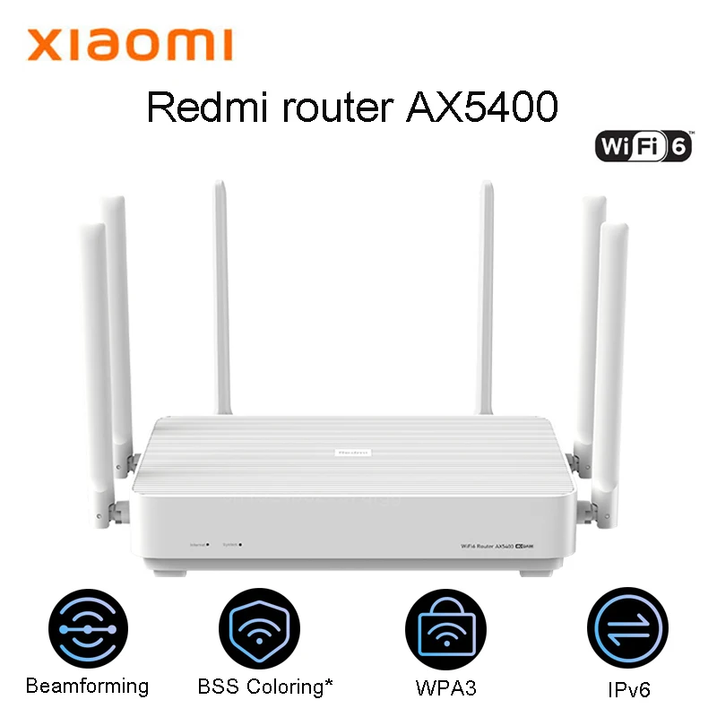 Original Xiaomi Redmi AX5400 Wifi Router Mesh System Wi-Fi 6 Plus ...