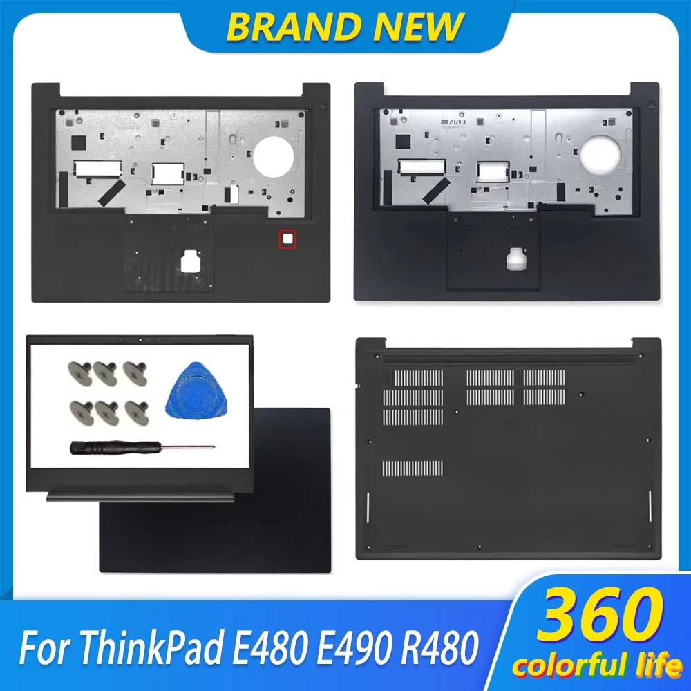 New Case For ThinkPad E480 E490 R480 E485 Laptop LCD Screen Back Cover ...