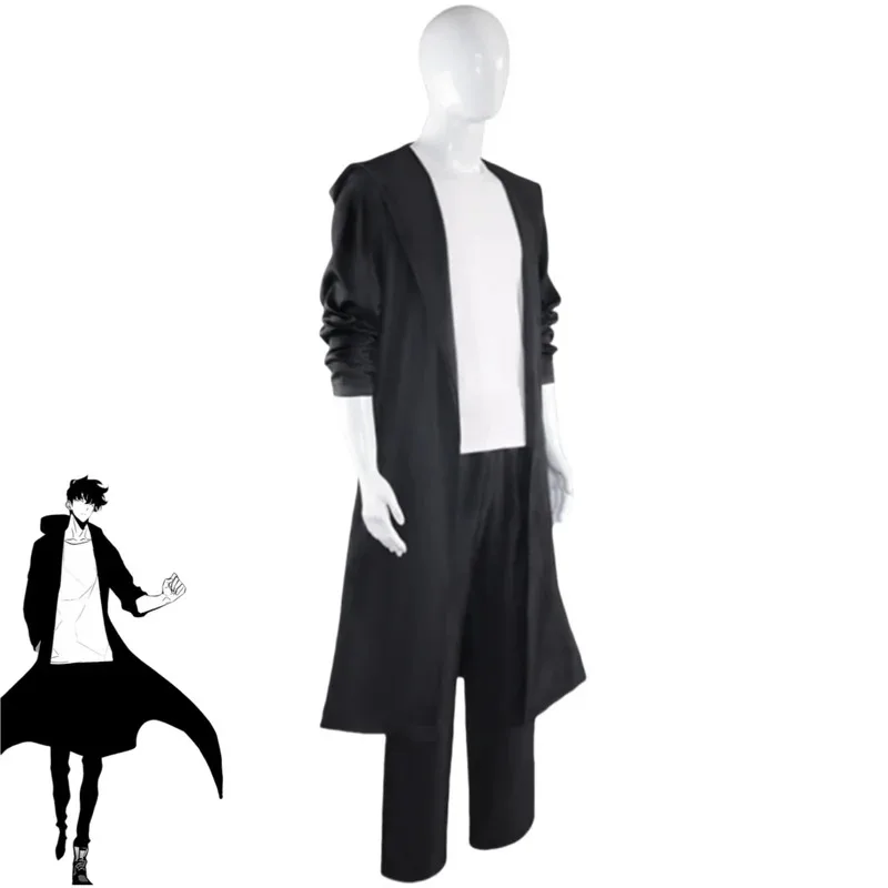 Anime Solo Leveling Season 2 Jin Woo Sung Cosplay Costume Chugong H ...