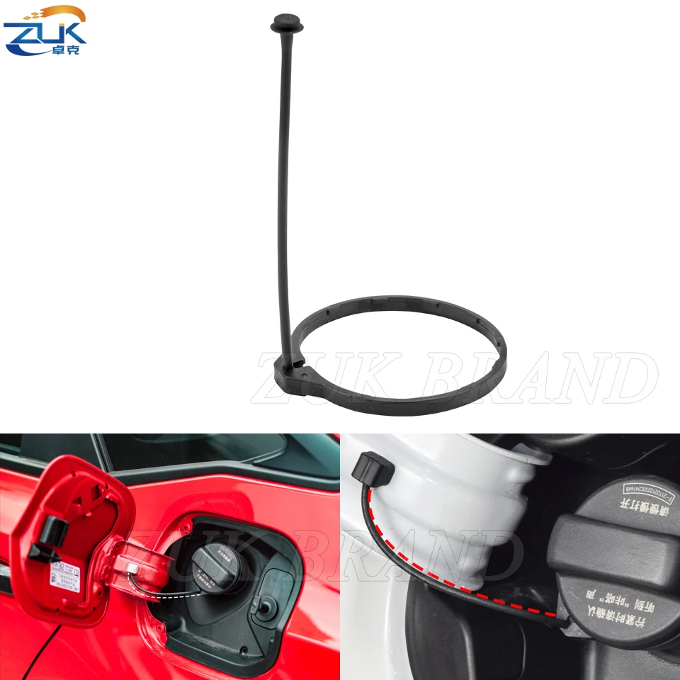 ZUK-Car-Oil-Filler-Cap-Cable-Fuel-Tank-Cover-Line-Ring-Wire-Petrol ...