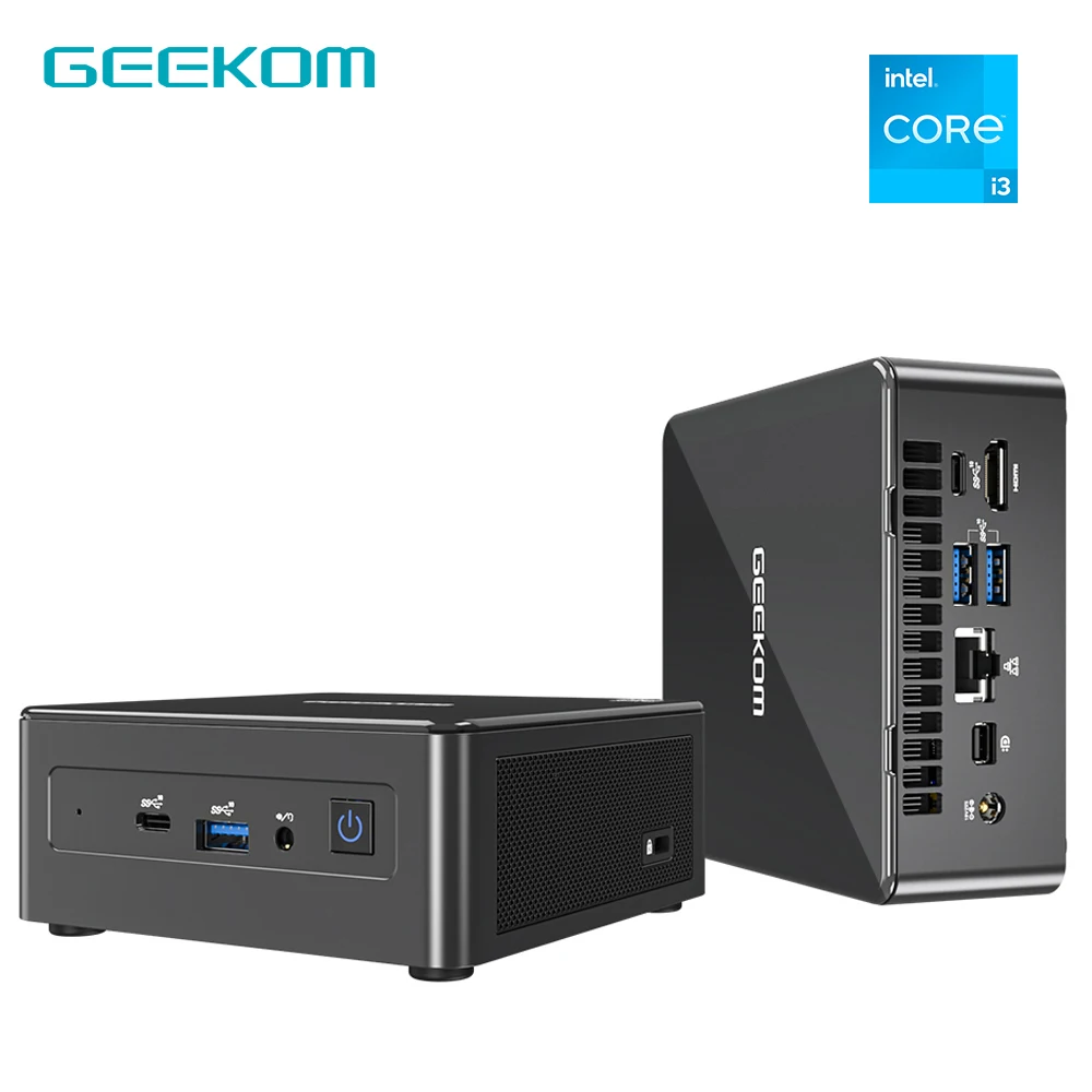 Geekom 미니 PC 아이리스 플러스 그래픽 655, 미니 IT8 SE, 인텔 코어 i3 8109U, 2 코어, 4 스레드 ...