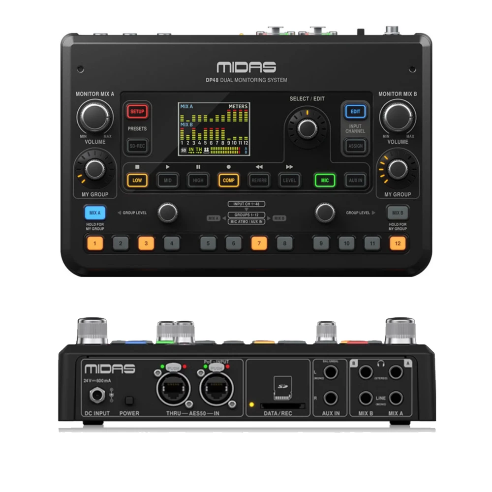 Mixer-Pessoal-Digital-Midas-com-Grupos-Est-reo-Microfone-Ambiance-Grava ...