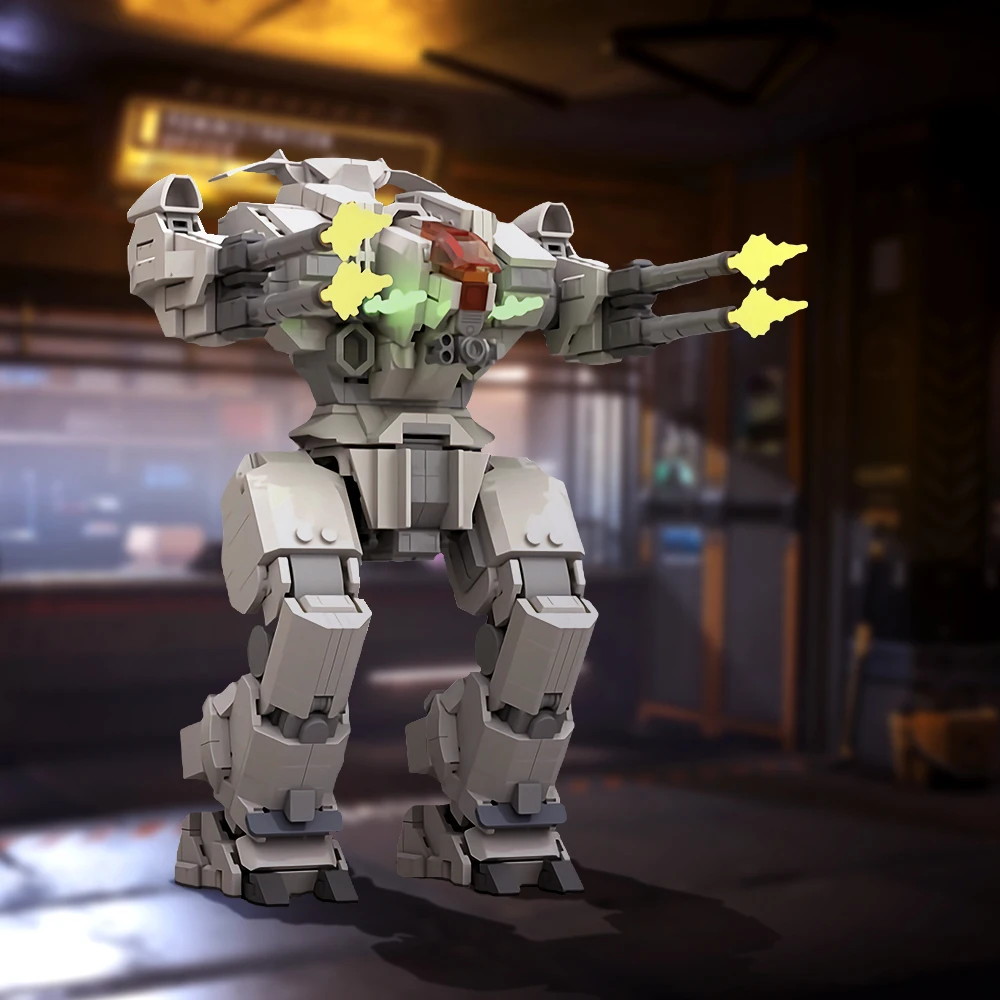 1247PCS-MOC-181143-Rifleman-Battletech-Building-Blocks-War-Robots-Brick ...