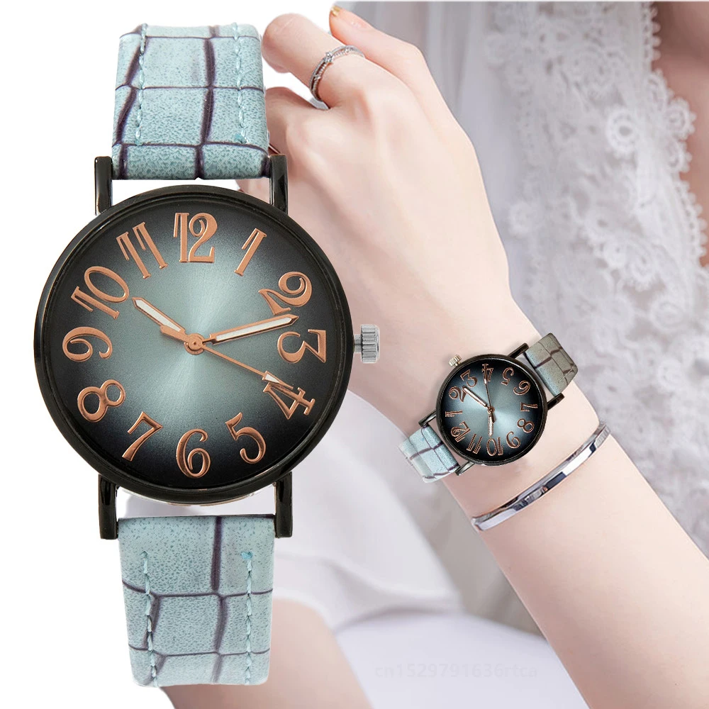 Reloj-de-lujo-de-las-mujeres-Moda-Vintage-Digital-Se-oras-Relojes-de ...