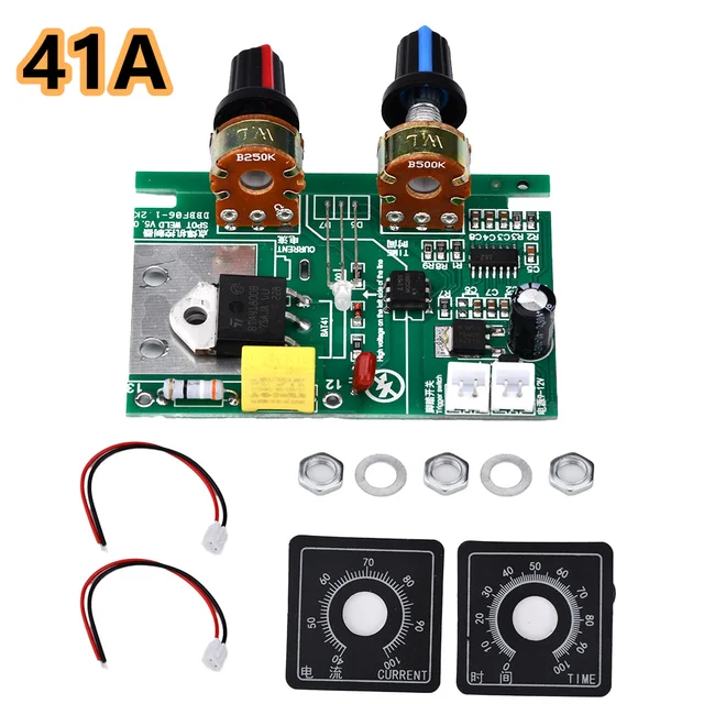 41A/100A Digital Spot Welding Machine Time & Current Control Display ...