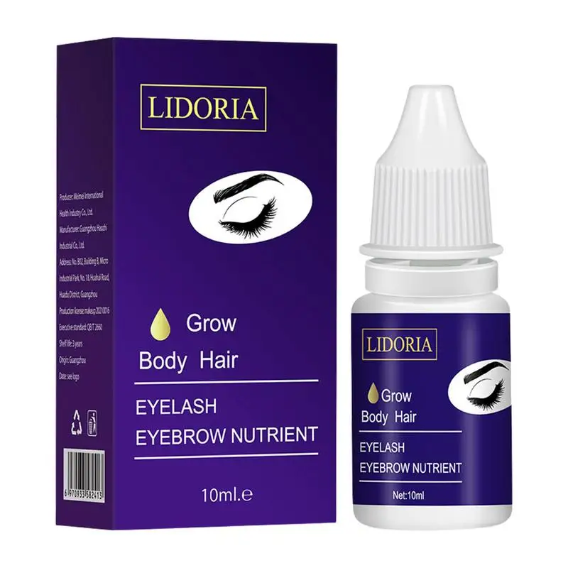 10ml Natural Eyelash Enhancer Eyebrow Growth Serums Non Irritating