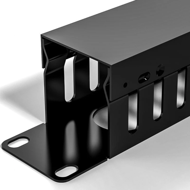 19In Black Rack Mount Patch Panel 24 Port Cat6-Val Átmenő Keystone ...