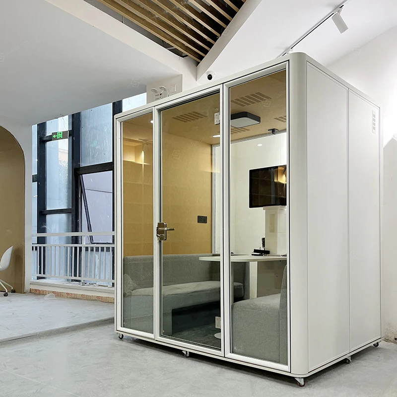 High-end soundproof room, silent cabin, company phone booth, meeting ...