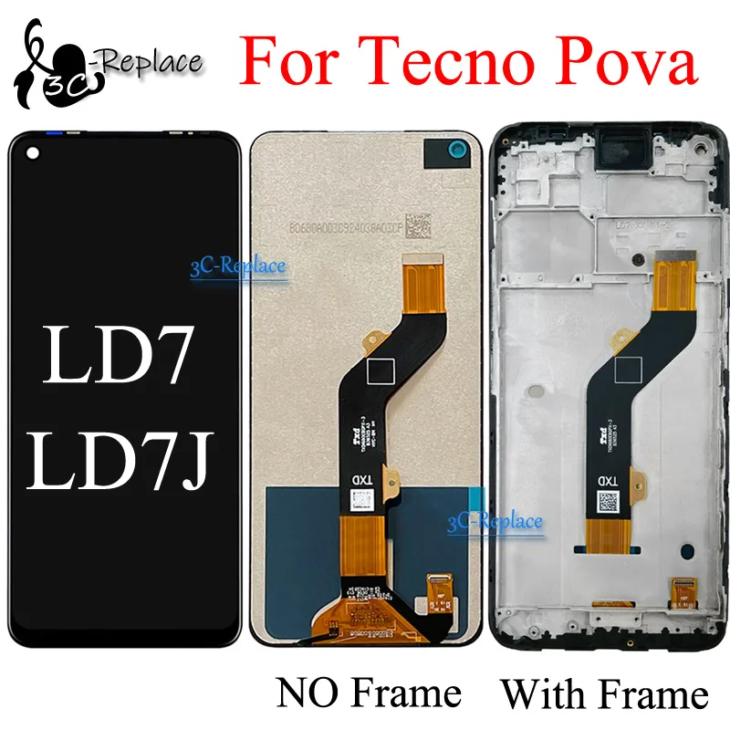Pantalla-LCD-de-6-8-pulgadas-para-Tecno-Pova-LD7-LD7j-montaje-de ...