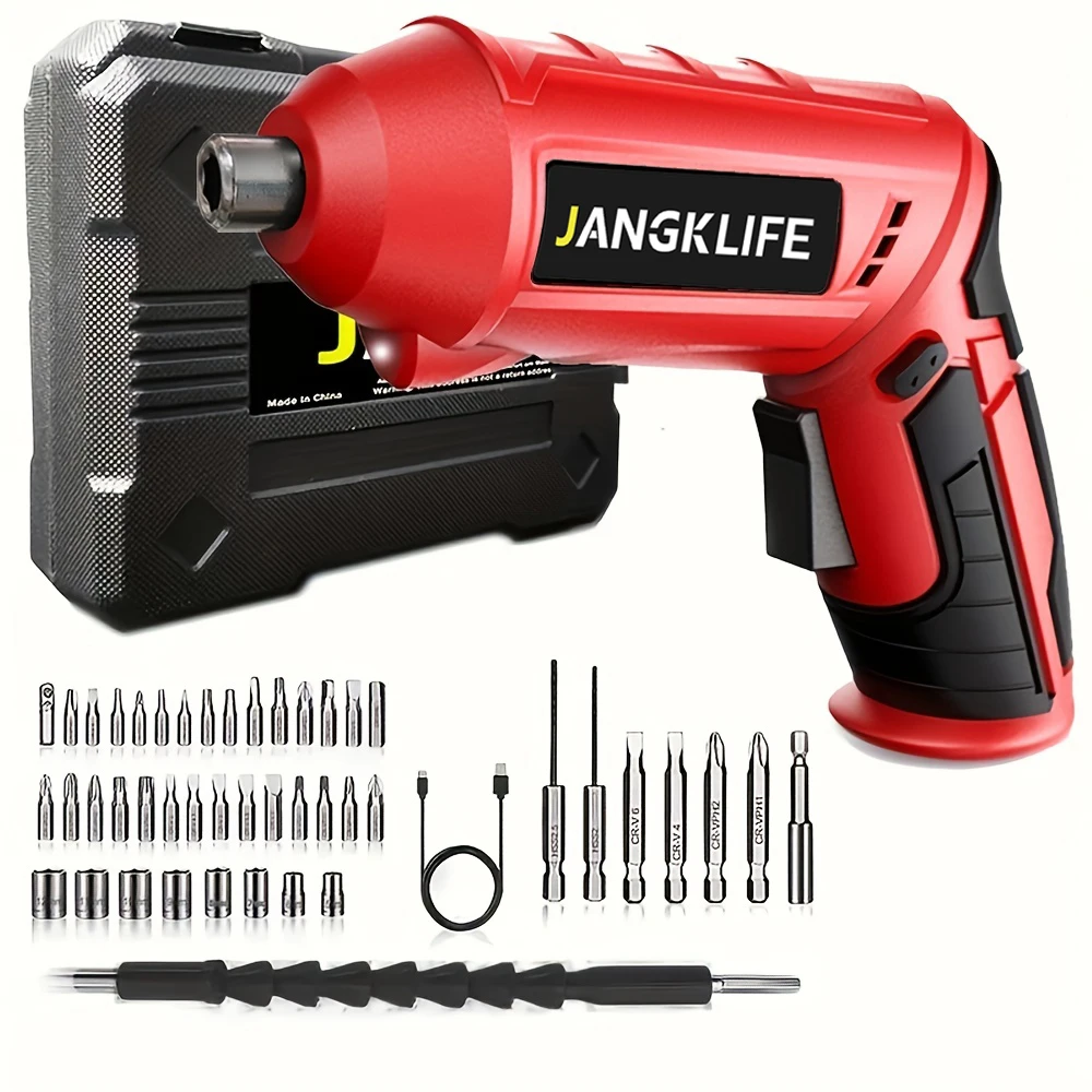 Electric-Screwdriver-Battery-Rechargeable-Cordless-Screwdriver-Powerful ...