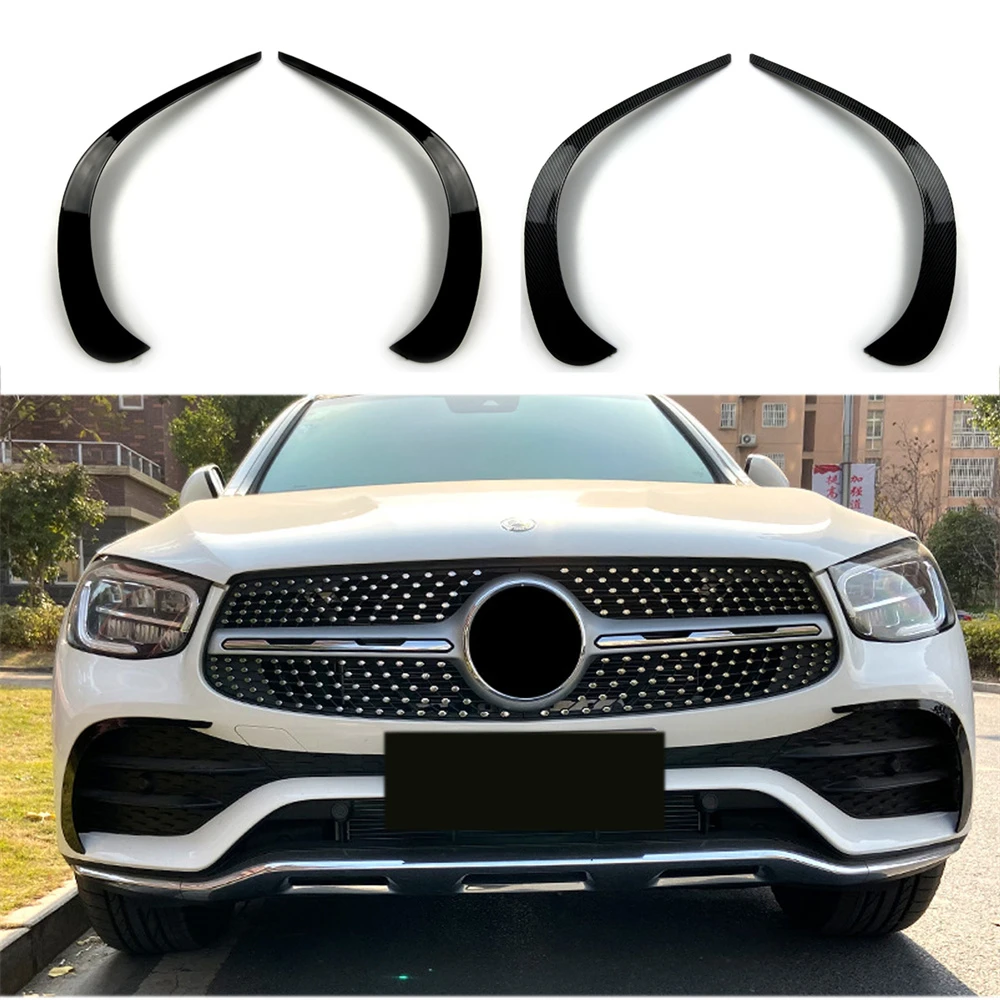 For Mercedes Benz GLC Front Bumper Spoiler Splitter Air Vent Fog Lamp ...