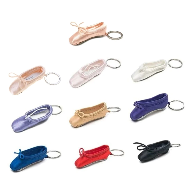 Miniature-Pointe-Shoe-Key-Chain-Exquisite-Keyring-for-Ballet-Lovers ...
