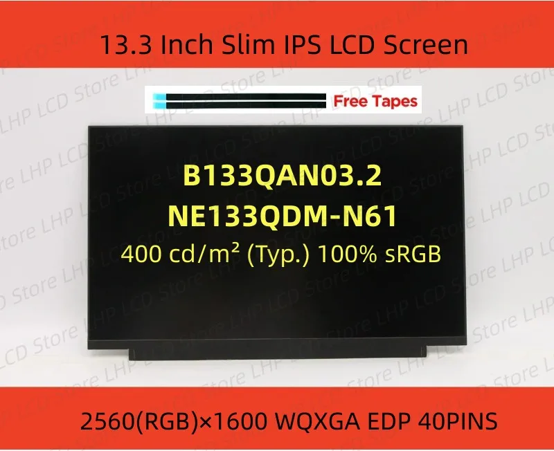 Pantalla-LCD-IPS-de-13-3-pulgadas-para-ordenador-port-til-Panel-de ...