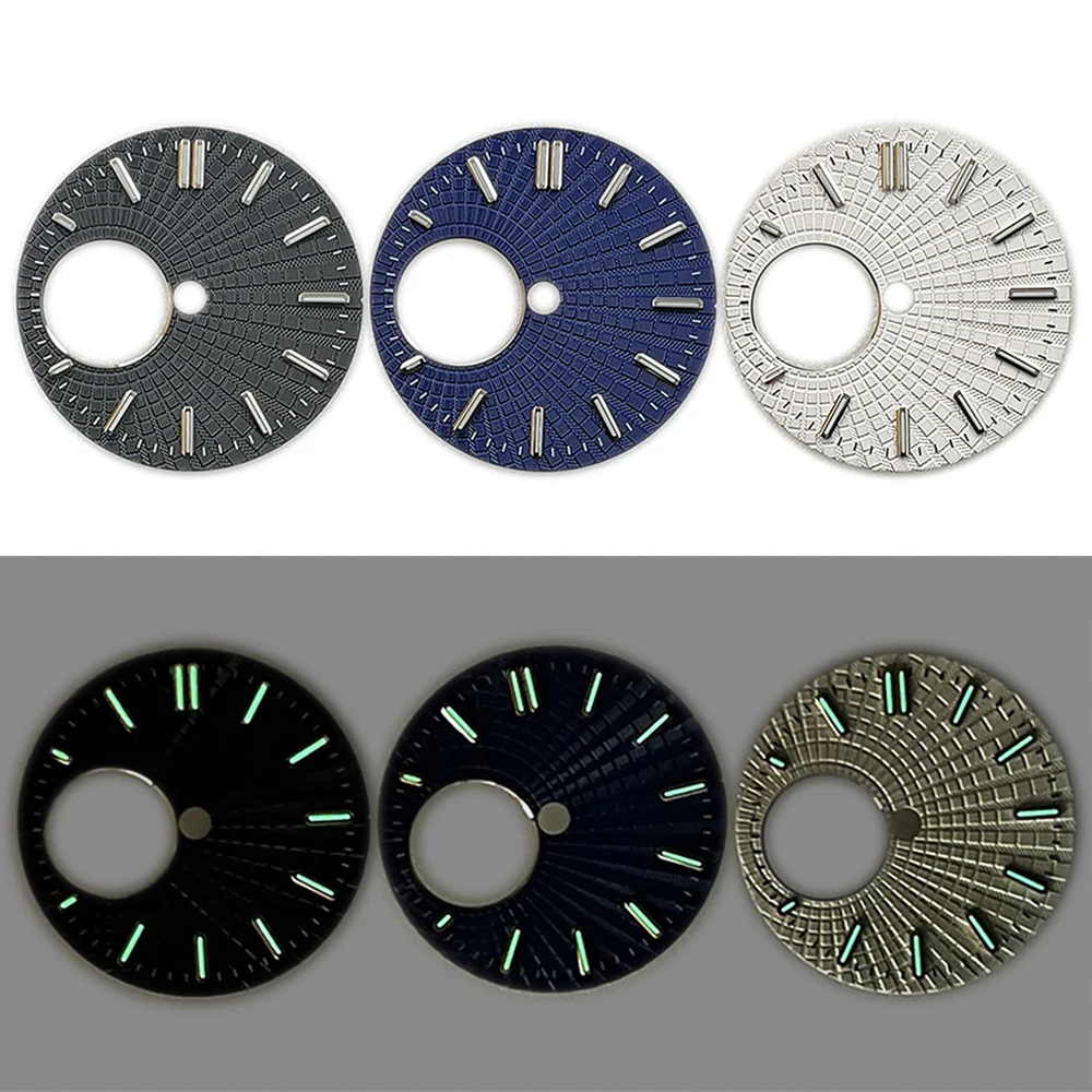 28-5mm-Watch-Dial-for-NH38-Movement-Green-Luminous-NH34-Dials ...