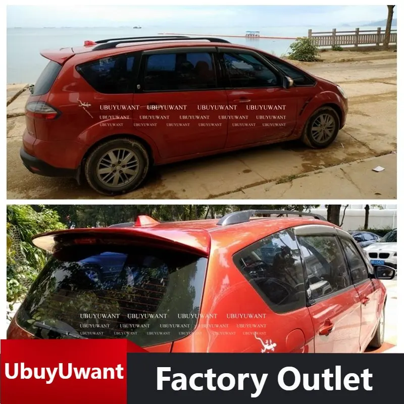 High Quality Abs Material Car Rear Wing Tail Roof Lip Spoiler For Ford ...